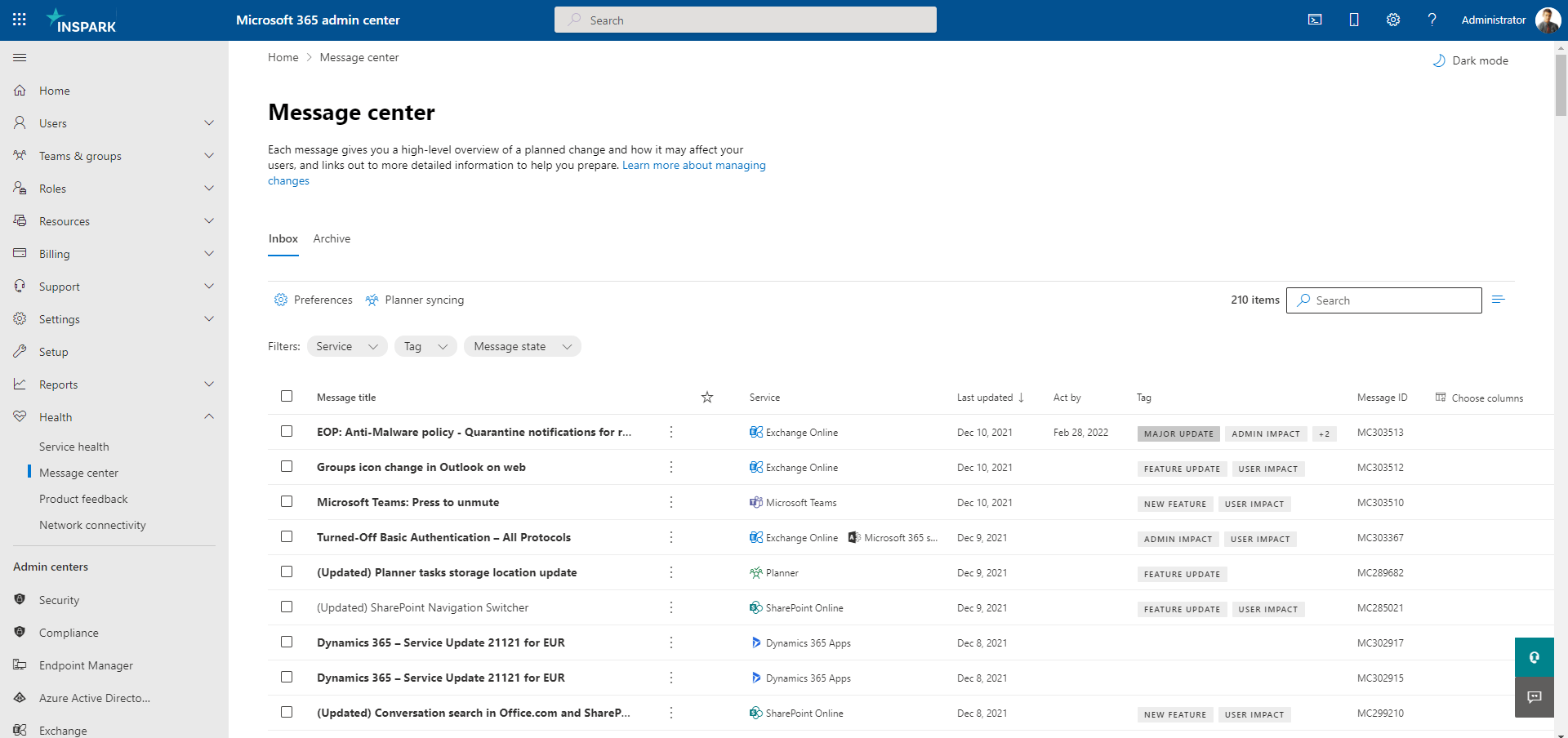 Microsoft 365 availability and performance: operational governance