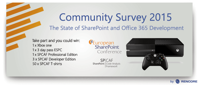 The State of SharePoint and Office 365 Development – our survey winners!