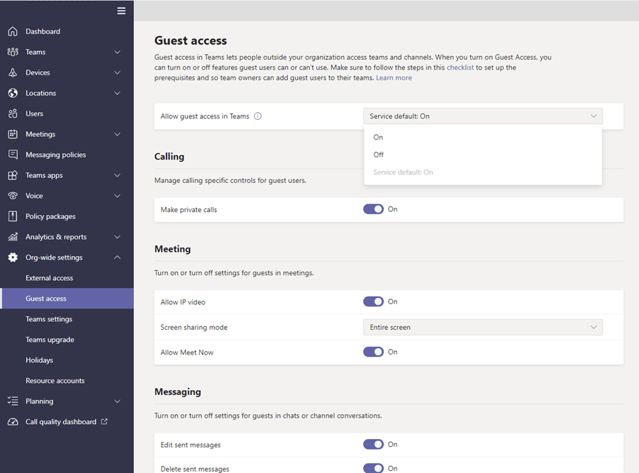 Working with guests in your Microsoft Teams environment