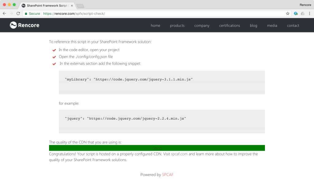 Correctly reference scripts with Rencore Script Check