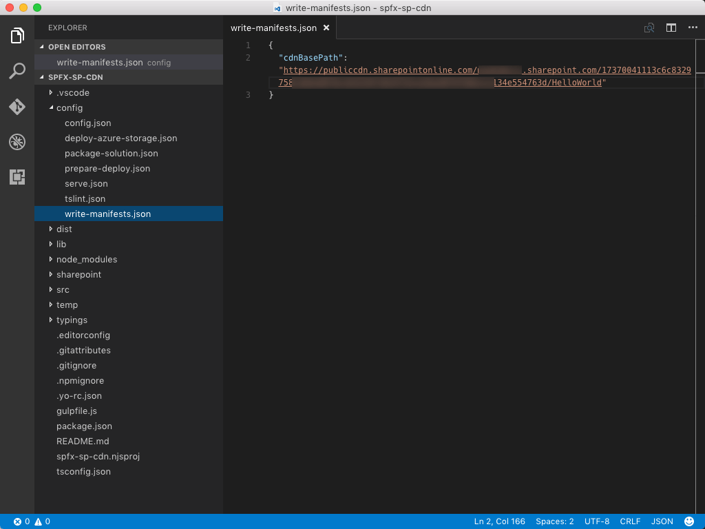 Publish SharePoint Framework client-side web parts to Office 365 public CDN