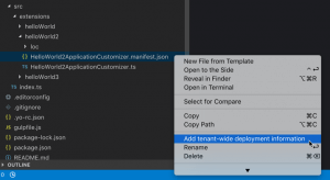 Easily deploy SharePoint Framework extensions across your whole tenant